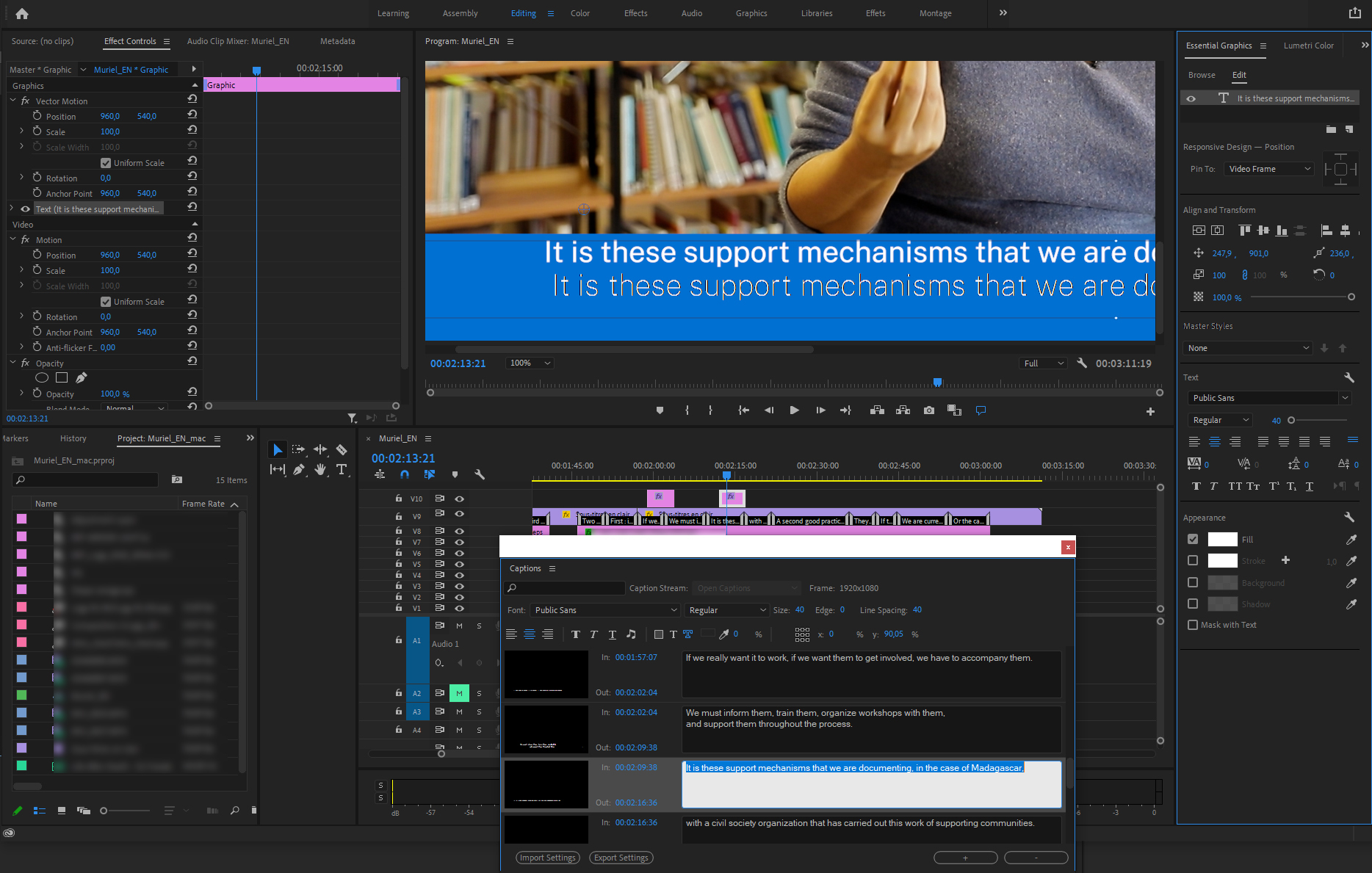 Open captions - Adobe Community - 11762079