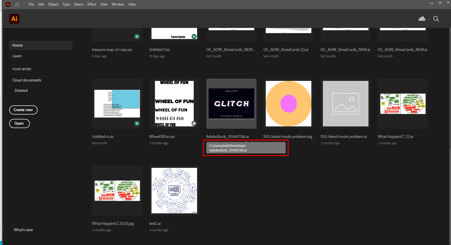 Solved: File Location Information - Adobe Product Community - 11655479