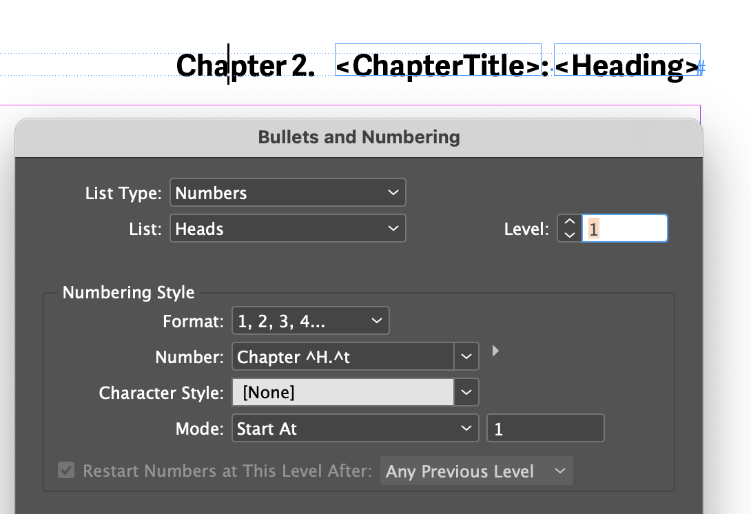 Solved: Automatic Numbering in Running Headers - Adobe Product ...