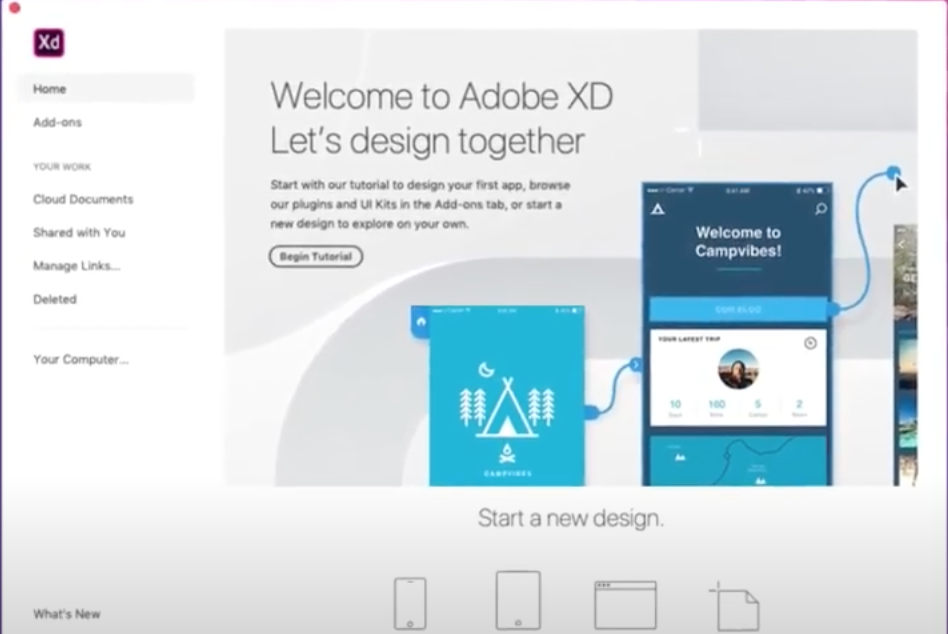 Solved: Old basics tutorial/demo that used to be on XD hom... - Adobe Product Community - 11764984