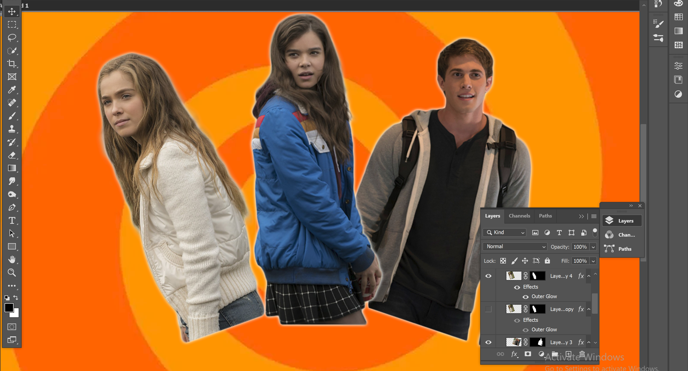 How To Feather fade One Edge Of A Transparent Imag Adobe Community