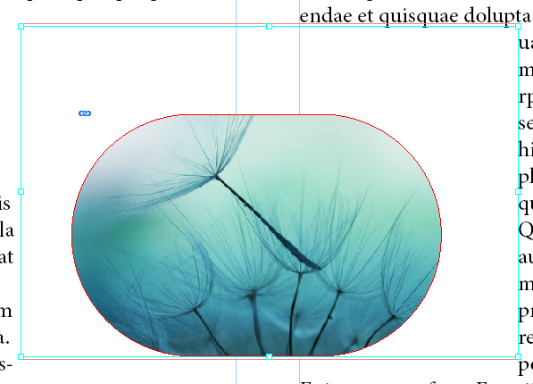 Solved: Wrapping text around a graphics frame with Corner ... - Adobe ...