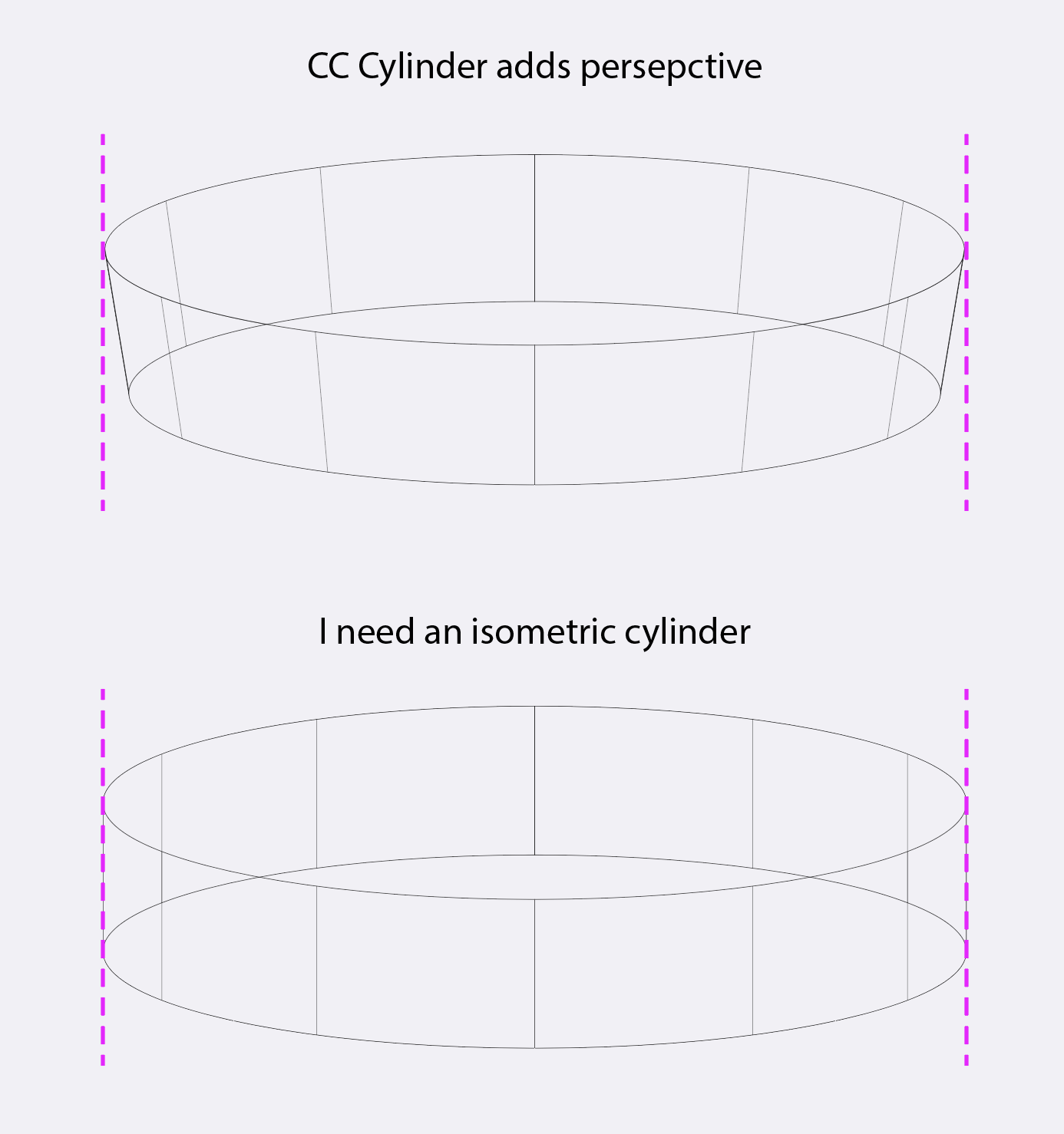 Creating an isometric cylinder effect, help! - Adobe Product Community ...