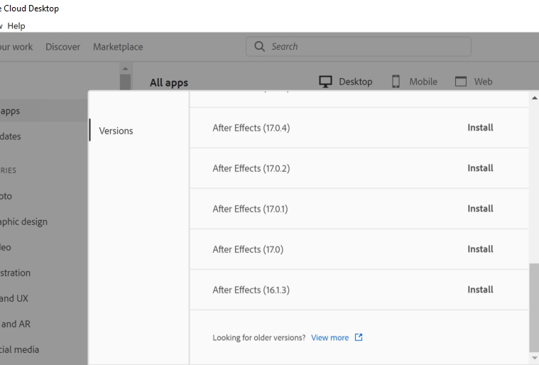 After effects old version - Adobe Community - 11782959