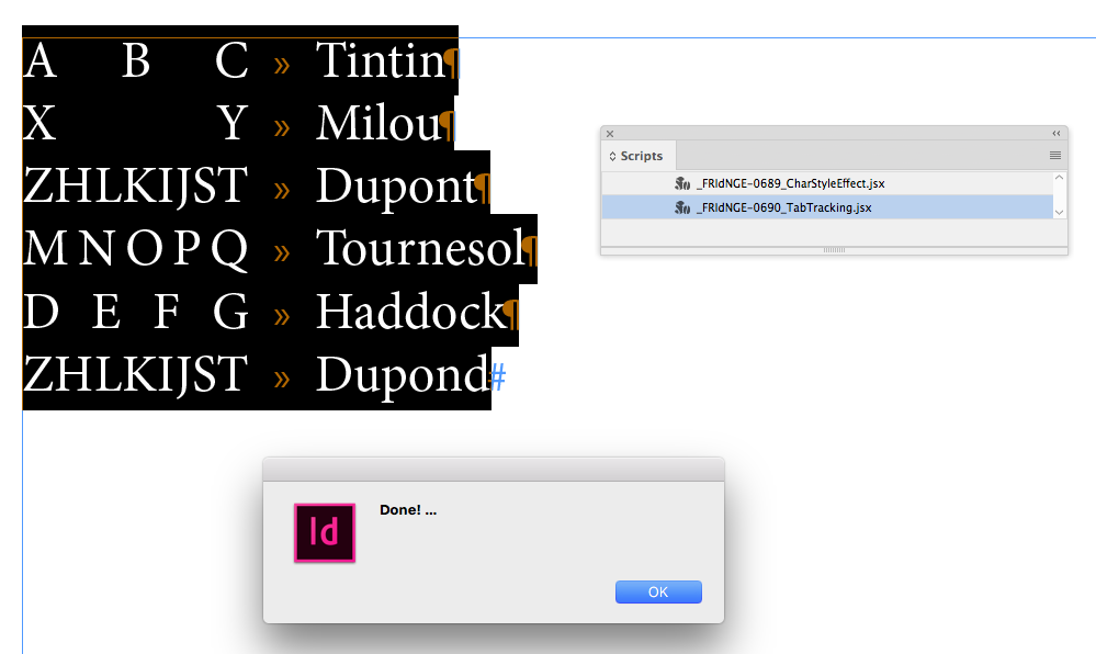How to align names?For example: front position, ba... - Adobe Support ...