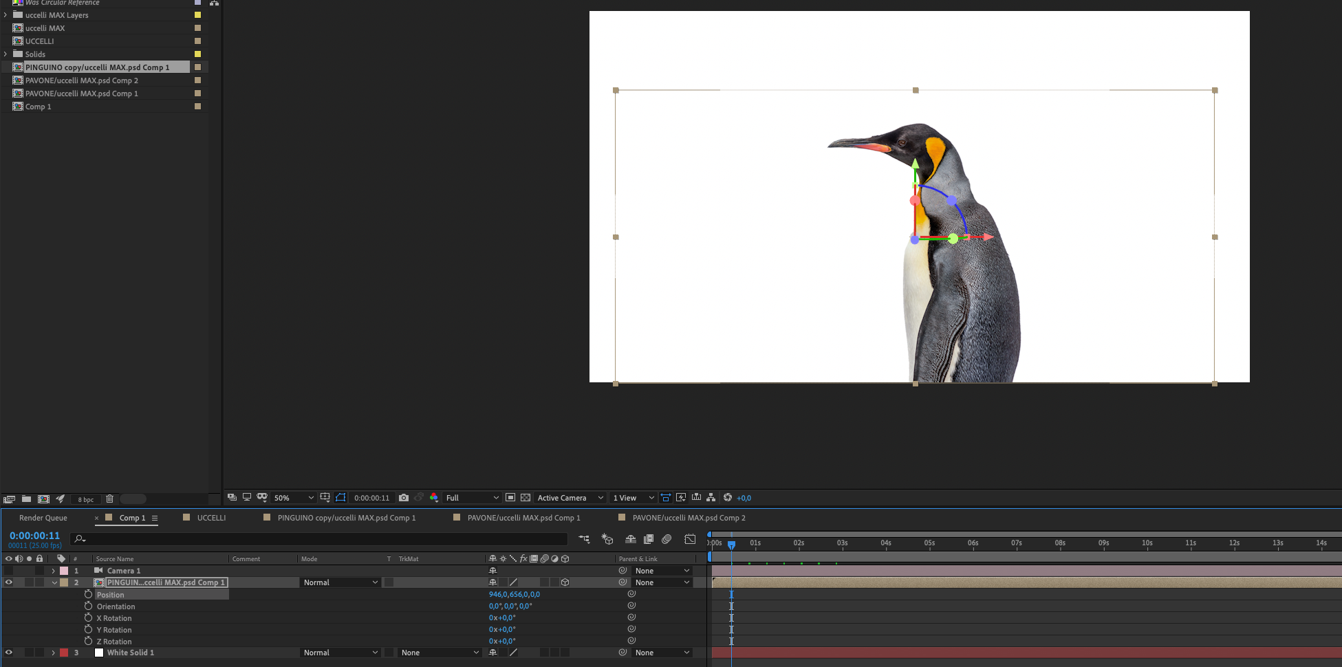 3d Gizmo arrows disappear once I add a camera - Adobe Product Community ...