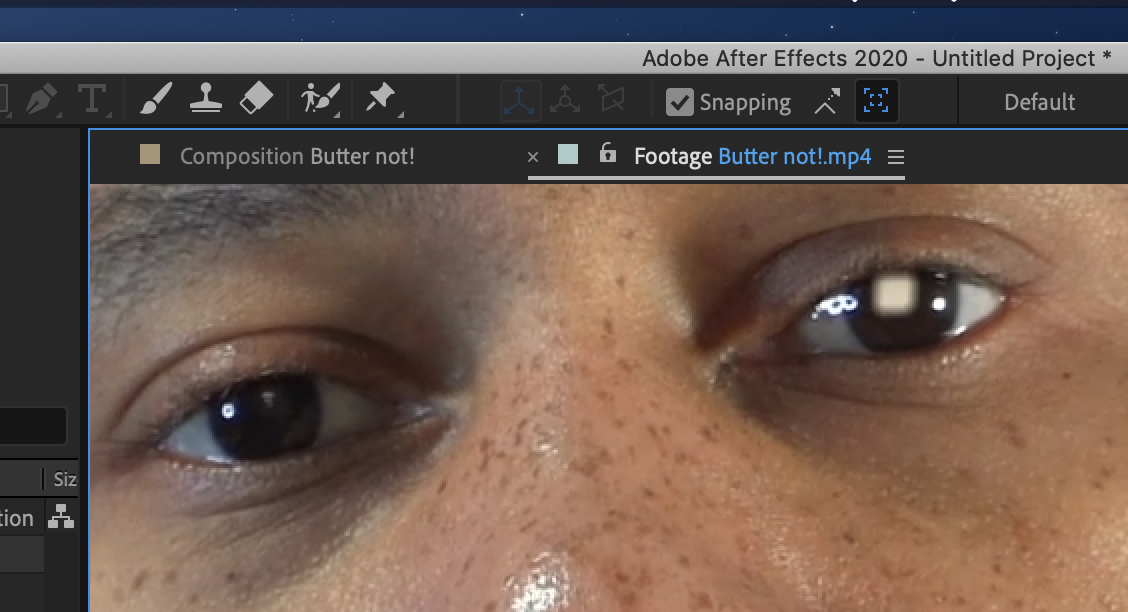 eye glitching after export - Adobe Product Community - 11795014