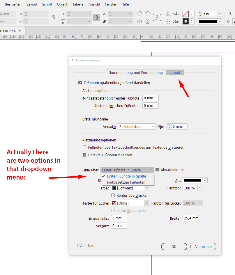 Footnote line - Adobe Product Community - 11807397