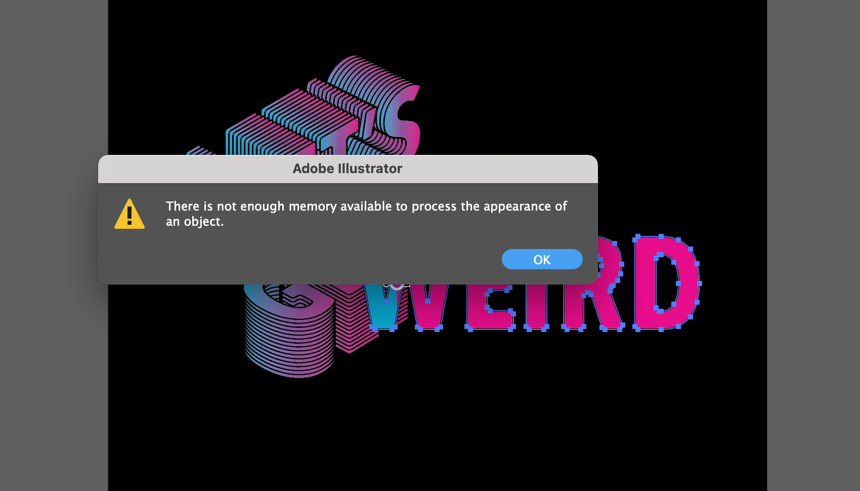 Error message because not enough memory (RAM) avai... - Adobe Community - 11806299