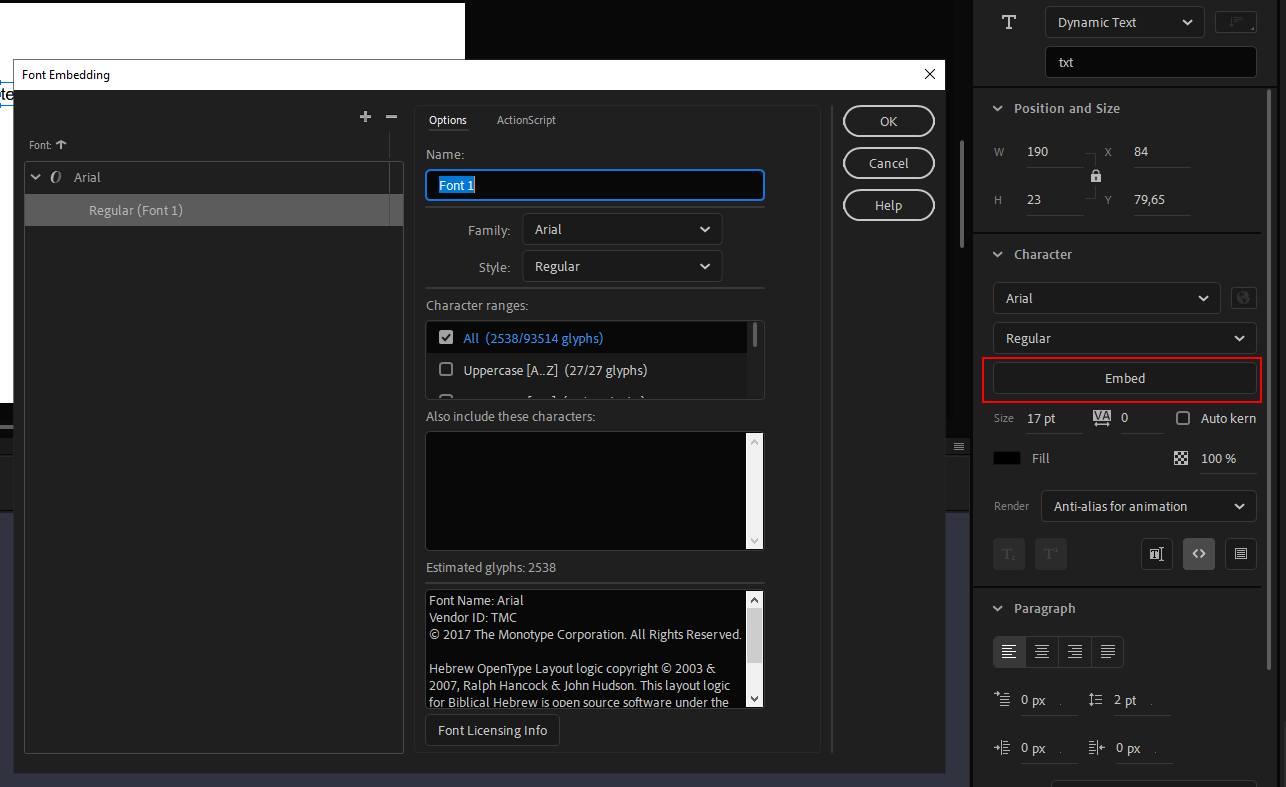 Solved: Animate unicode \u003C (less than sign