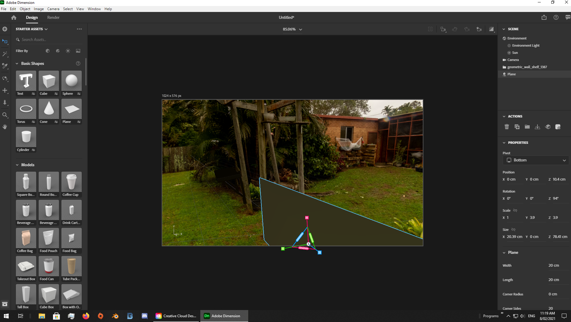 Rendering a wall over an image - Adobe Product Community - 11814903