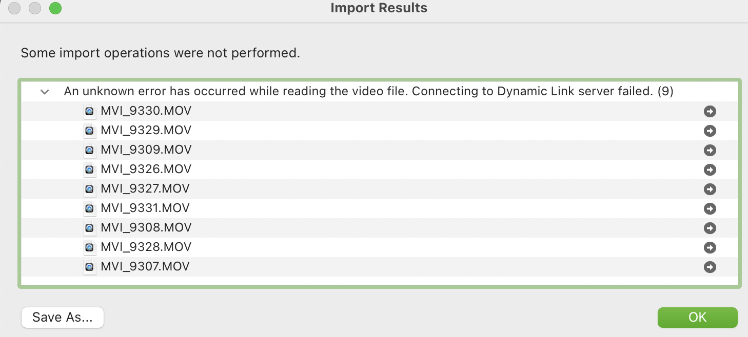 Error: "Connecting to Dynamic Link Server Failed" - Adobe Product ...