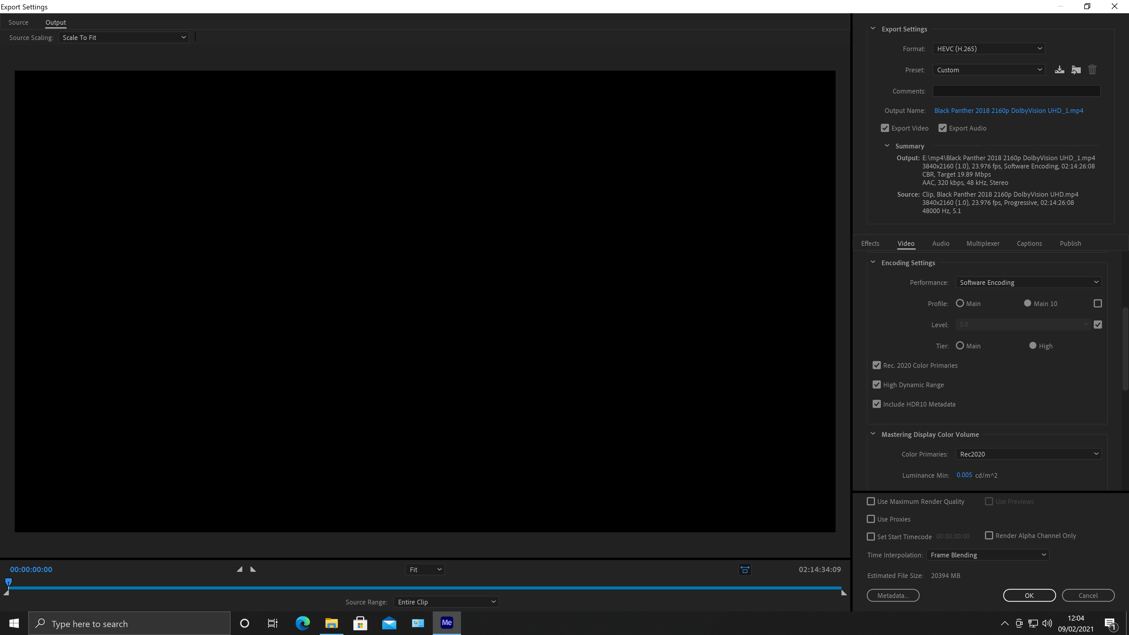NVidia gpu hardware encoding to keep 10 bit rec202... - Adobe Product ...