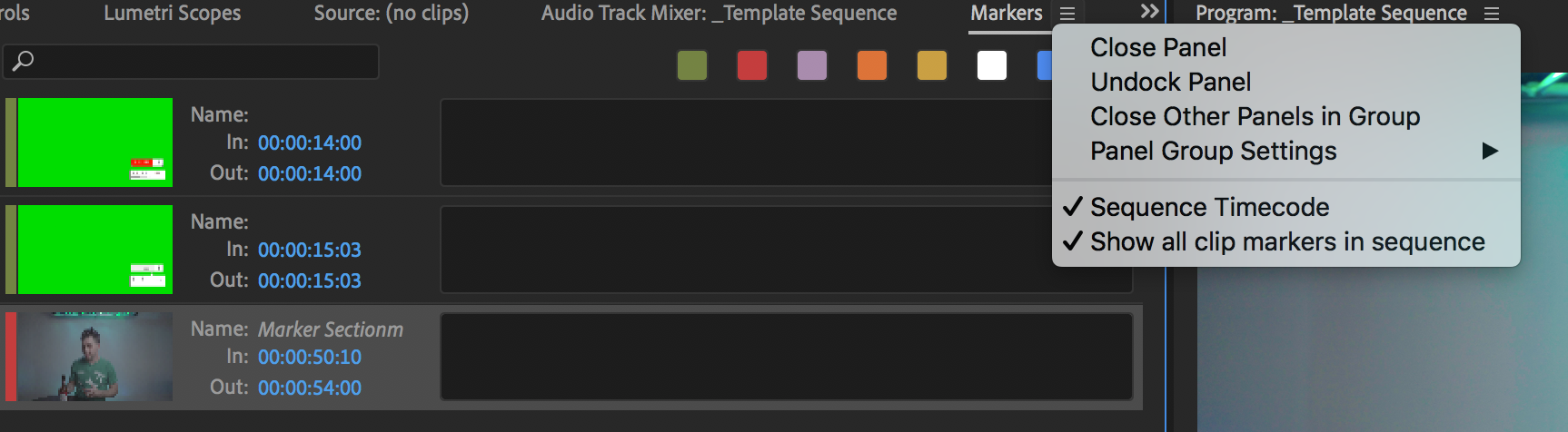 Solved: Markers not showing on timeline - Adobe Product Community ...