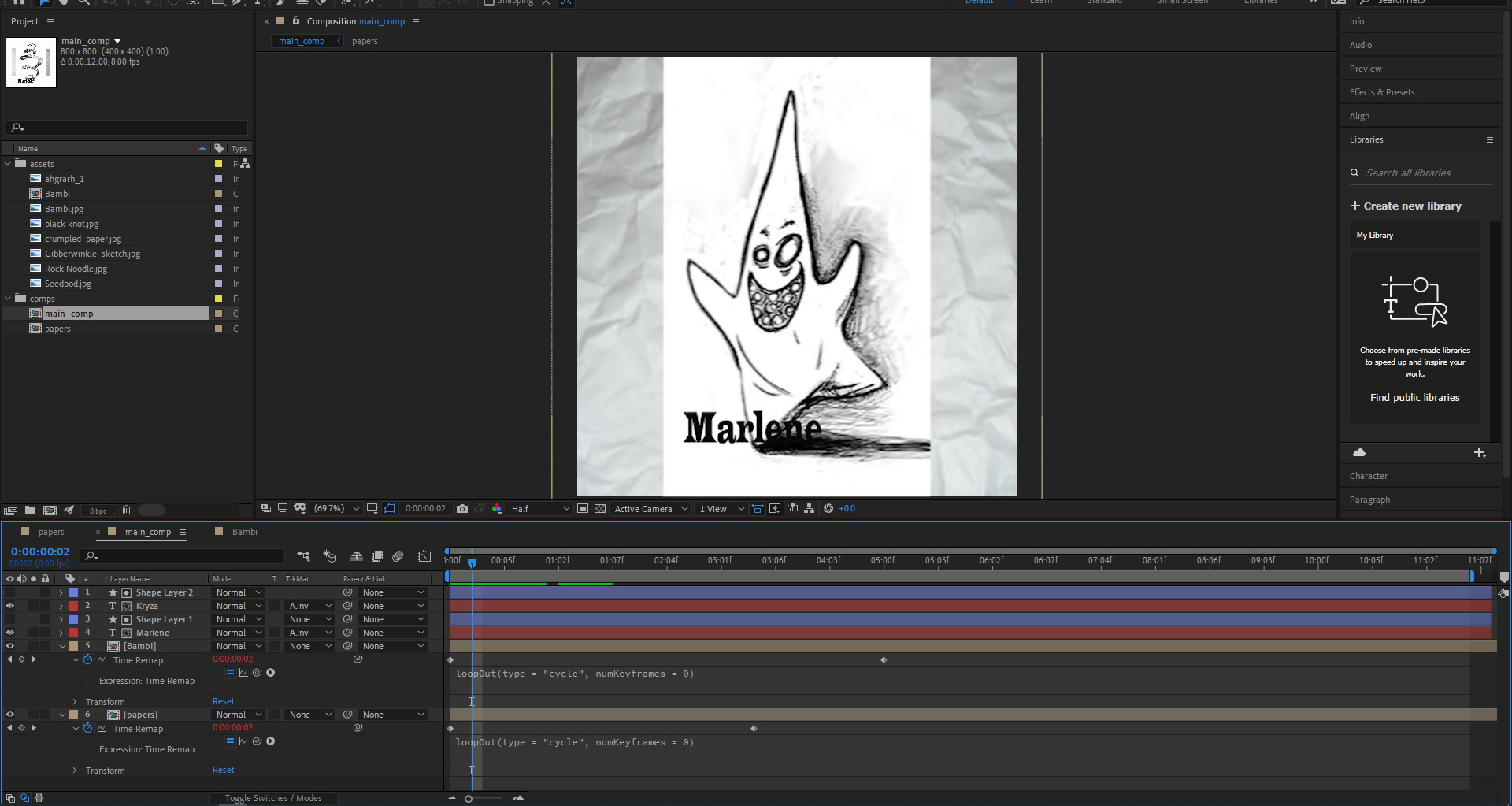 Solved: Creating loop using expressions. - Adobe Community - 11828007