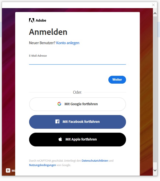 Registration Acrobat reader DC - Adobe Product Community - 11829265