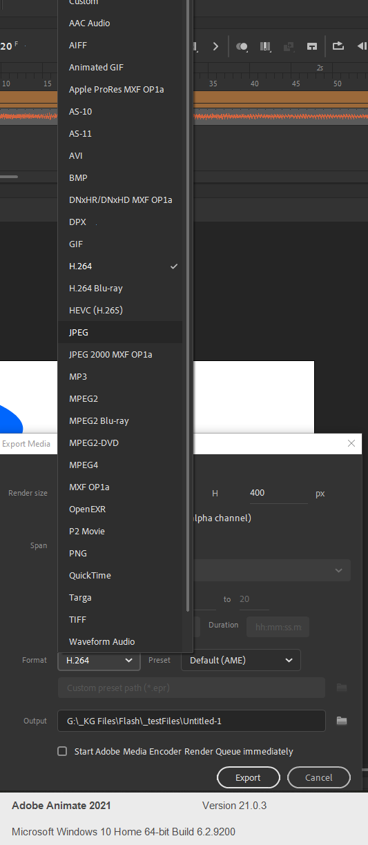 Solved: How do you bring Animate work into Adobe Media Enc... - Adobe ...