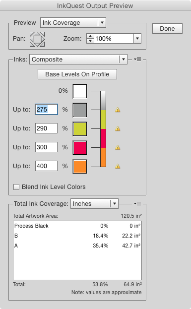 Solved: Percentage of colors used - Adobe Community - 9778629