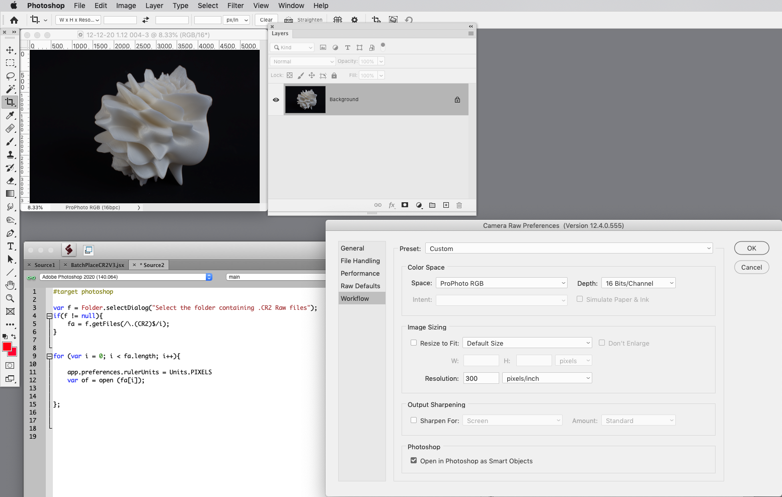 Re: Script to create new .psd with embedded raw fi... - Adobe Community ...