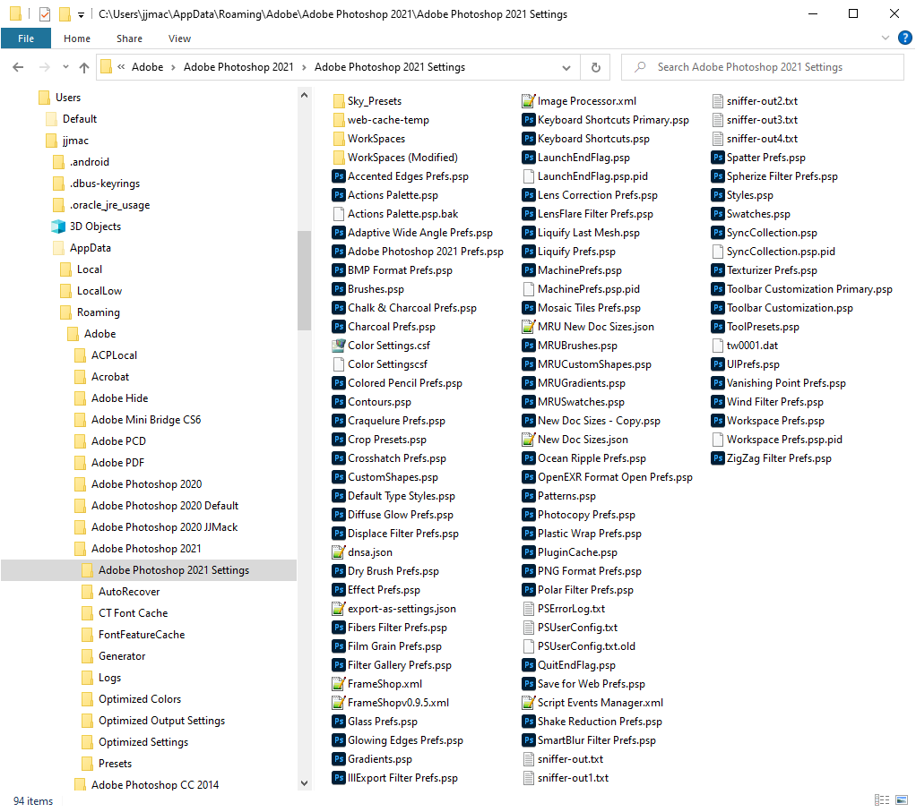 Photoshop 22.2 - Preset Syncing memory leak - Plea... - Adobe Product Community - 11840907