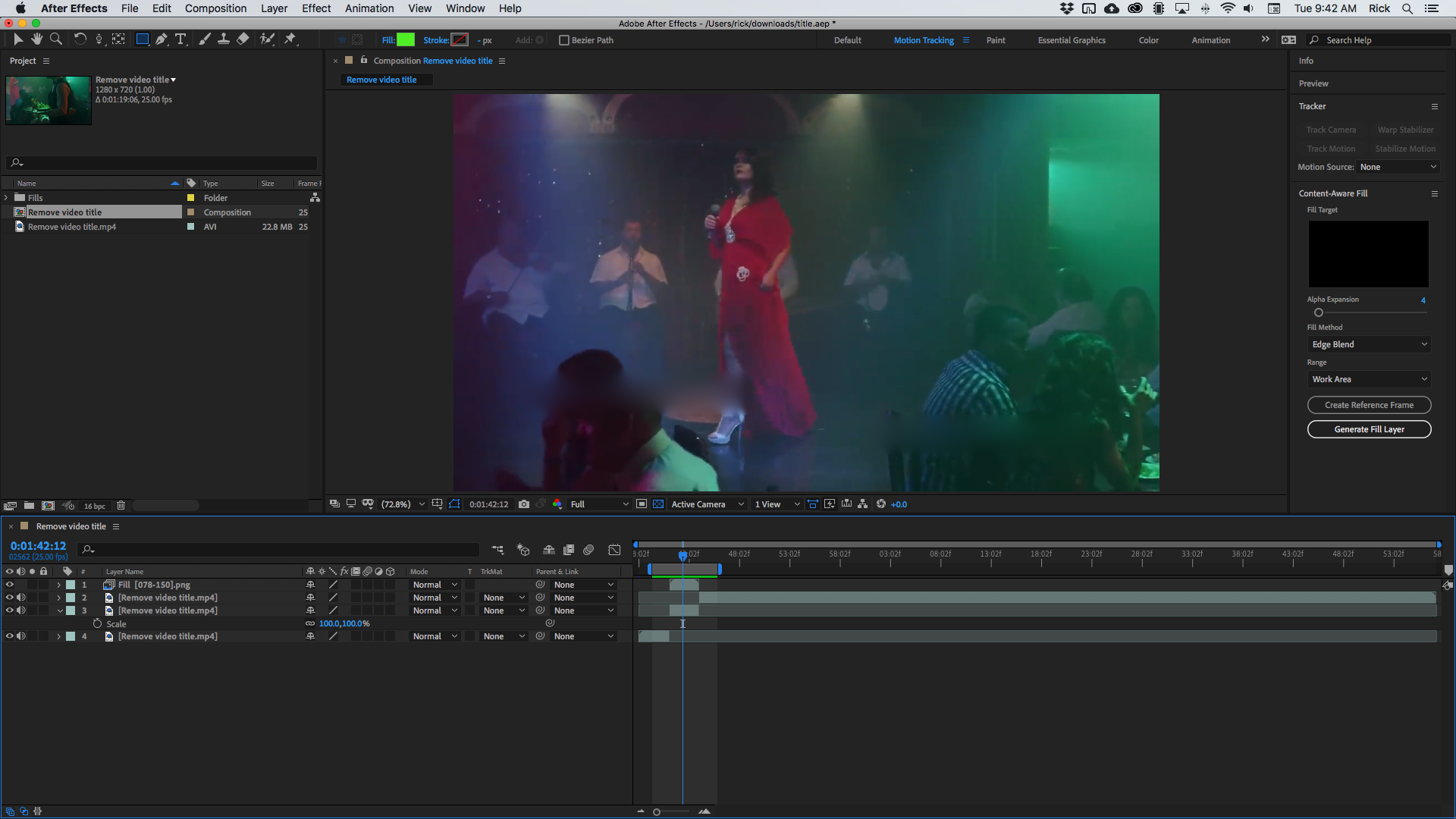 Remove video title in Adobe After Effects 2020? - Adobe Community ...