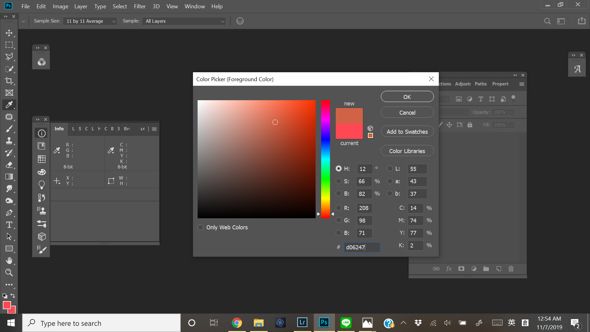 Photoshop color picker inaccuracy? don't know how ... - Adobe Community ...