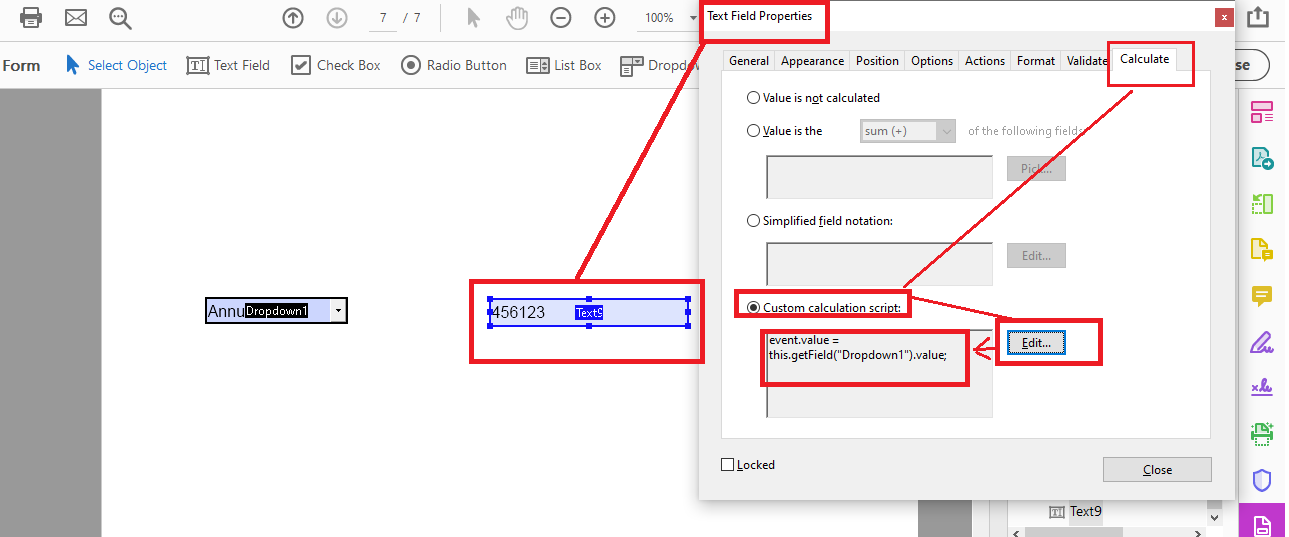 Solved: Help with If else Statement by using a drop down... - Adobe ...