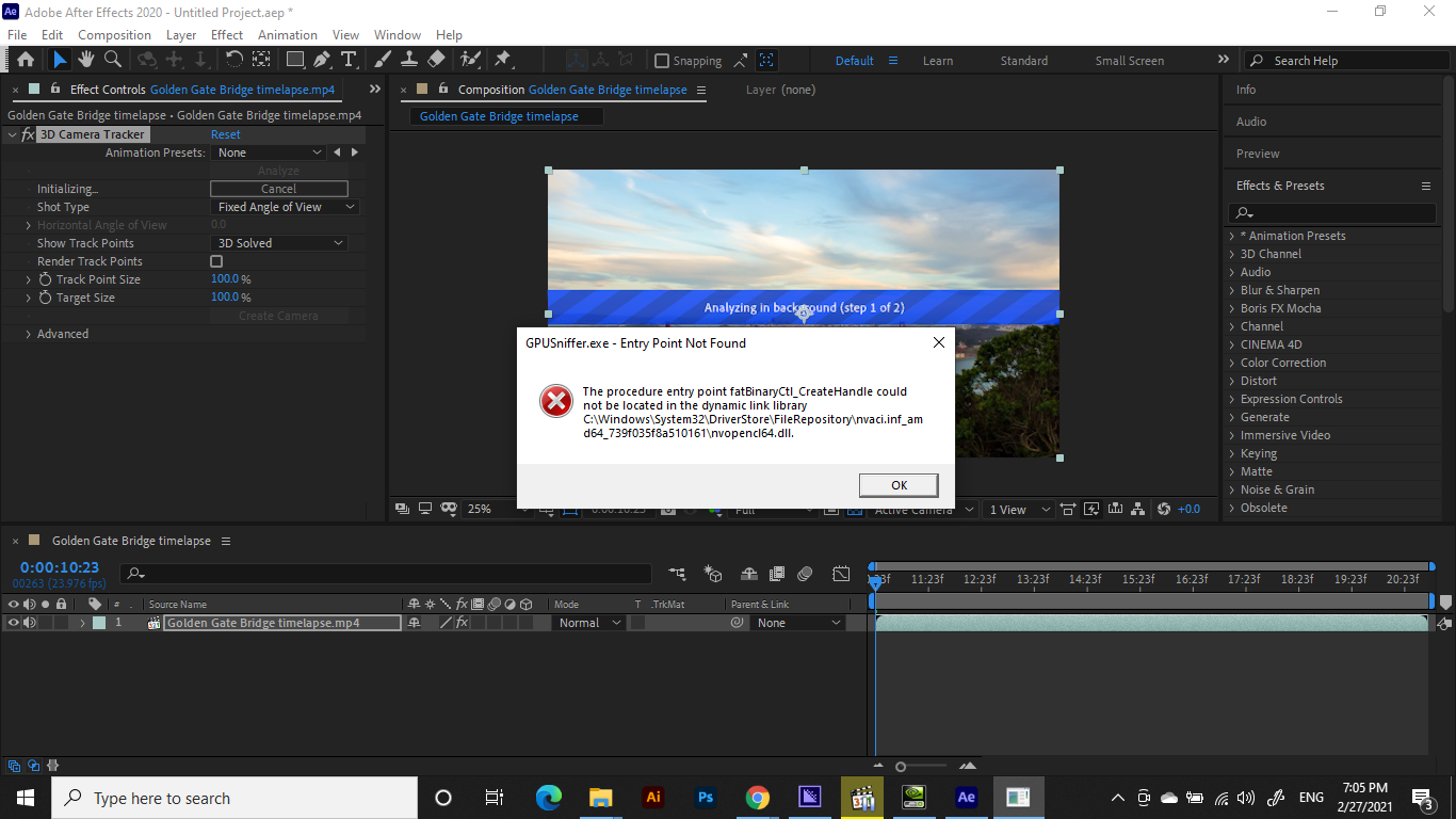 the procedure entry point fatbinaryctl createhandl... - Adobe Community ...