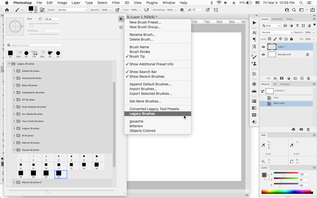 Solved: How to create Rectangle and square brushes in Phot... - Adobe ...