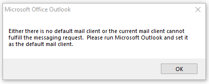 No default mail client - cannot send mail out of A... - Adobe Product ...