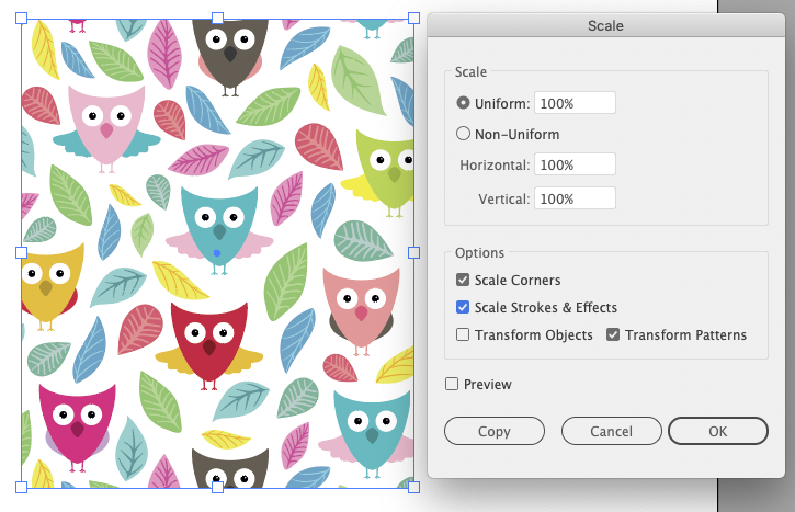 i can't scale patterns in illustrator - Adobe Product Community - 10722542