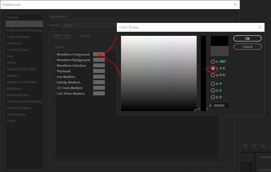 Change menu colors - is it possible - Adobe Community - 11046289