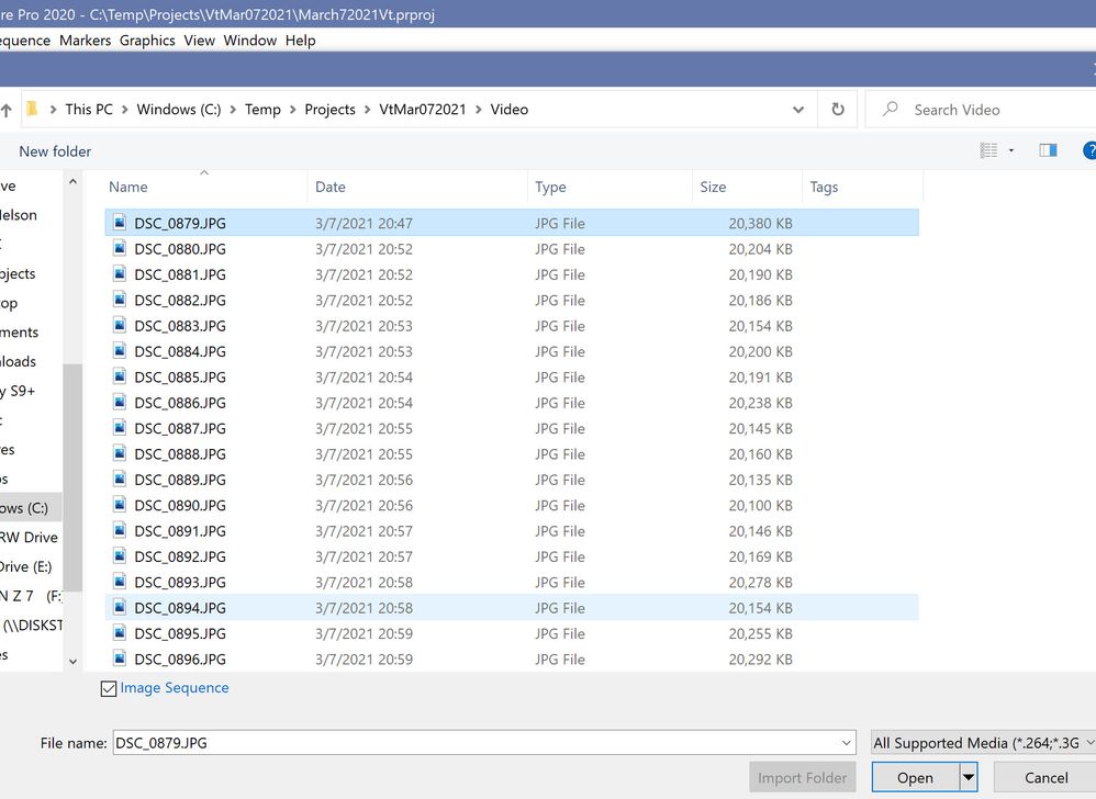 Create Sequence Not Working (Premiere Pro 14.9) - Adobe Community - 11881169