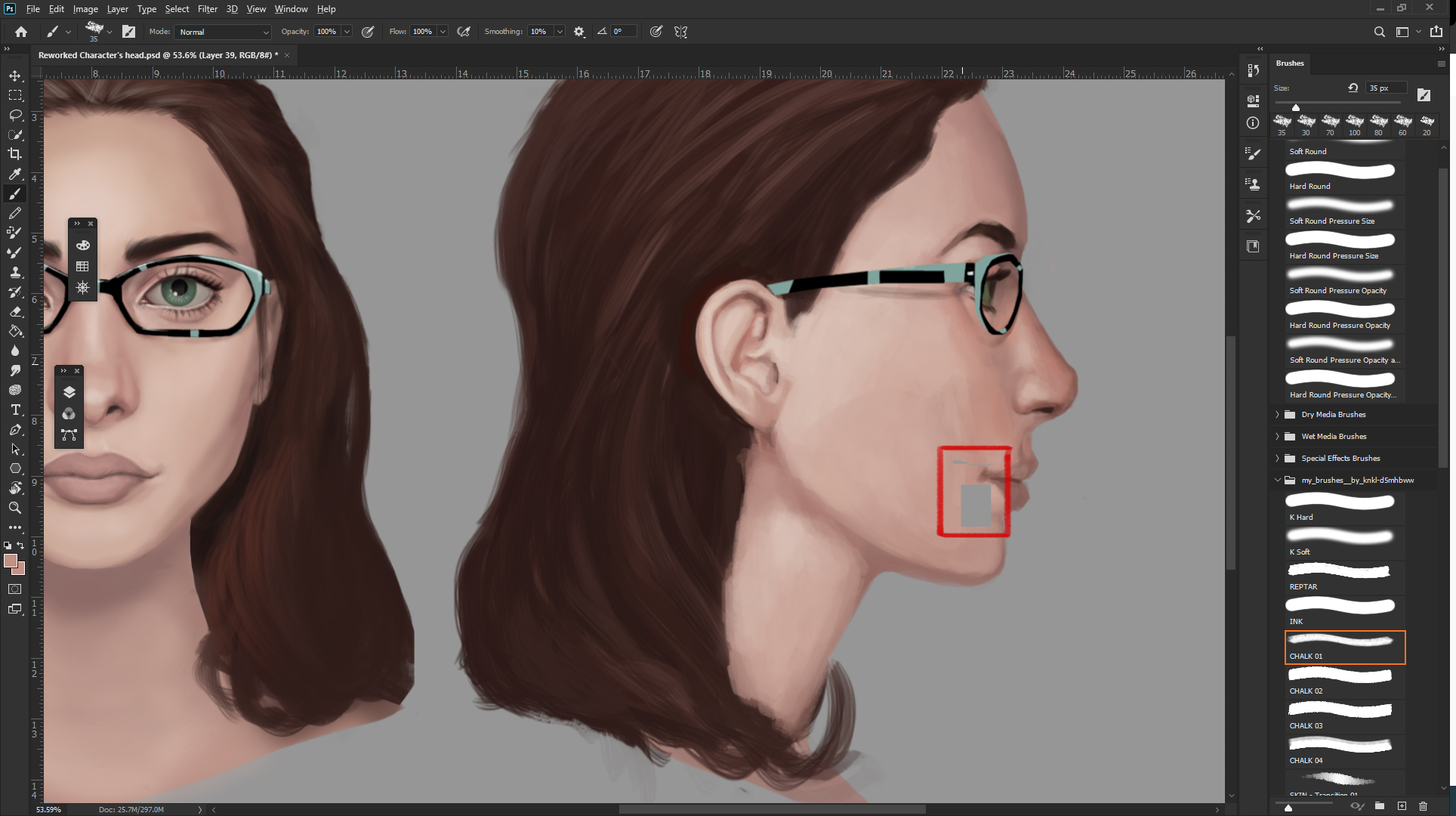 Solved: Pixel missing with paint strokes - Adobe Community - 10723499