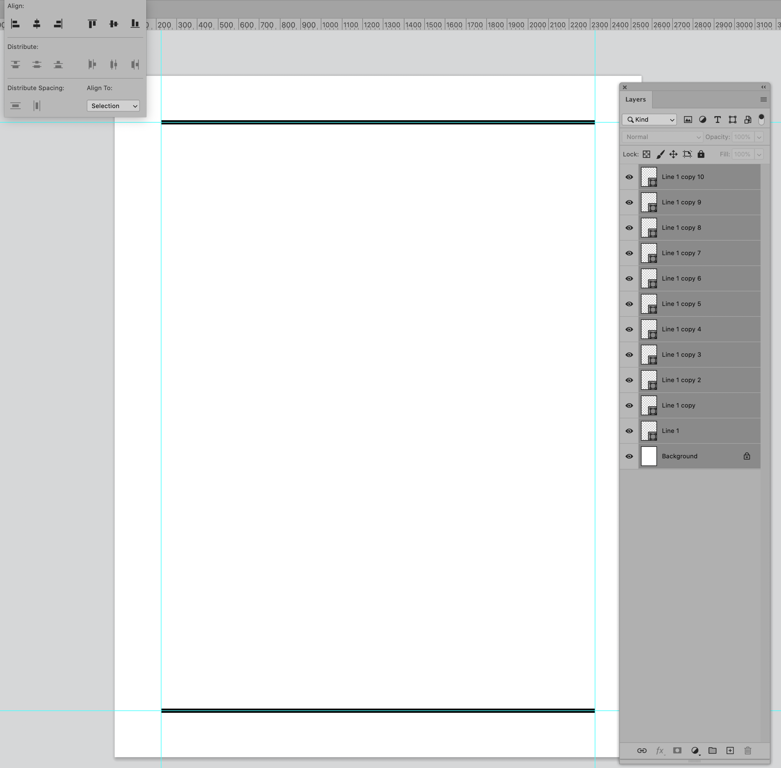 Re: making "lined paper" (evenly spaced lines) - Adobe Product ...