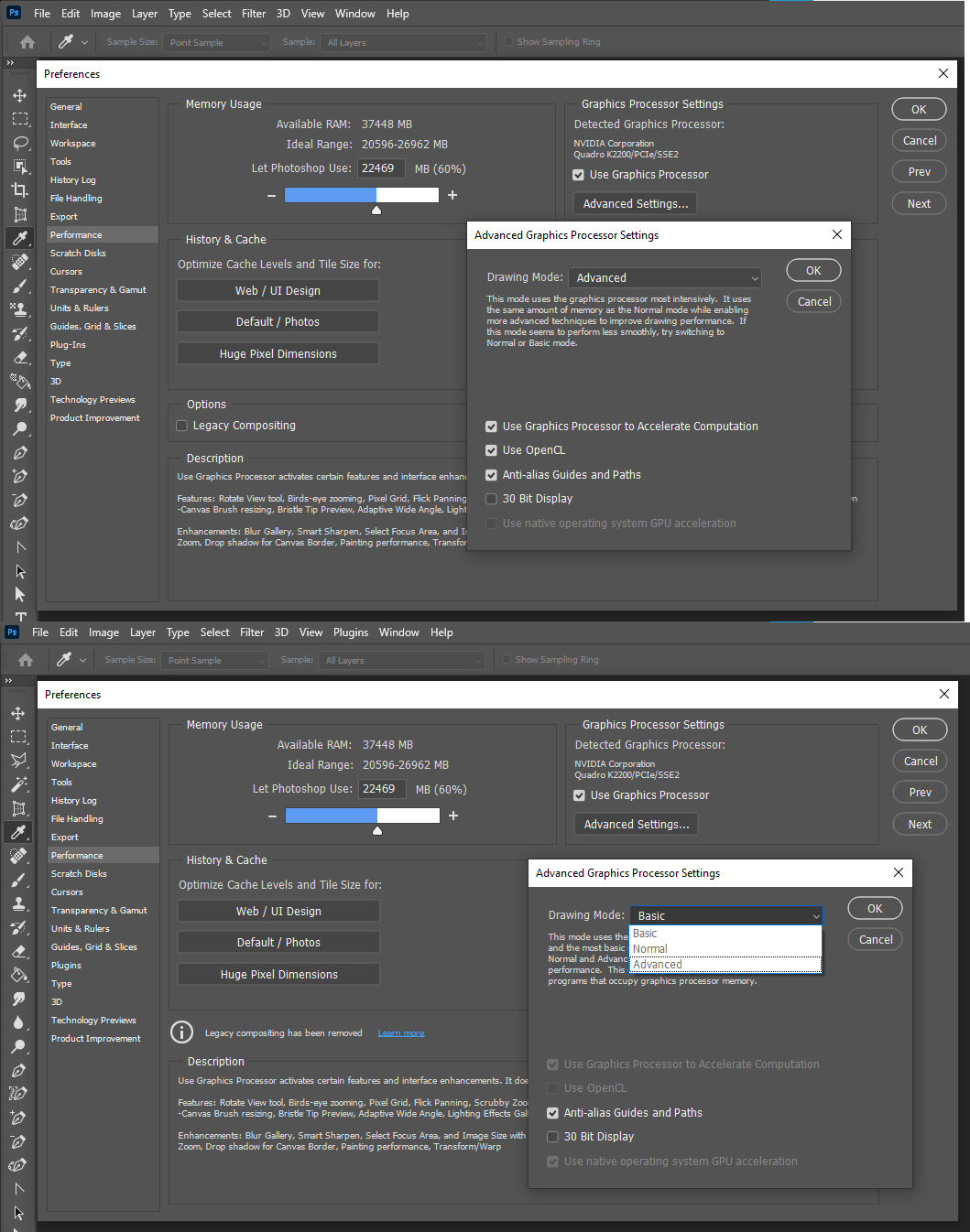 30 bit Display not working in current version - Adobe Product Community ...