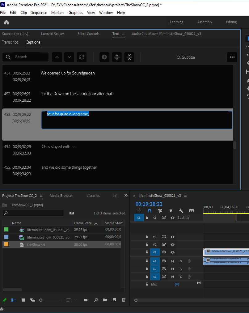 editing captions is using my typed letters as keyb... - Adobe Product ...