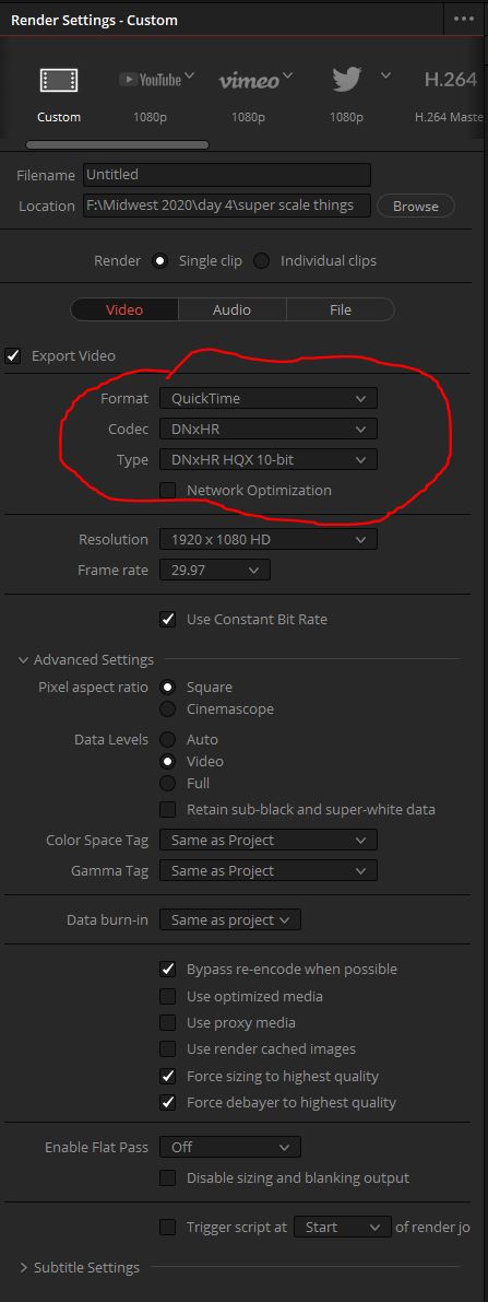 Solved: Premiere can't read DnxHR .mov files from Resolve ... - Adobe ...