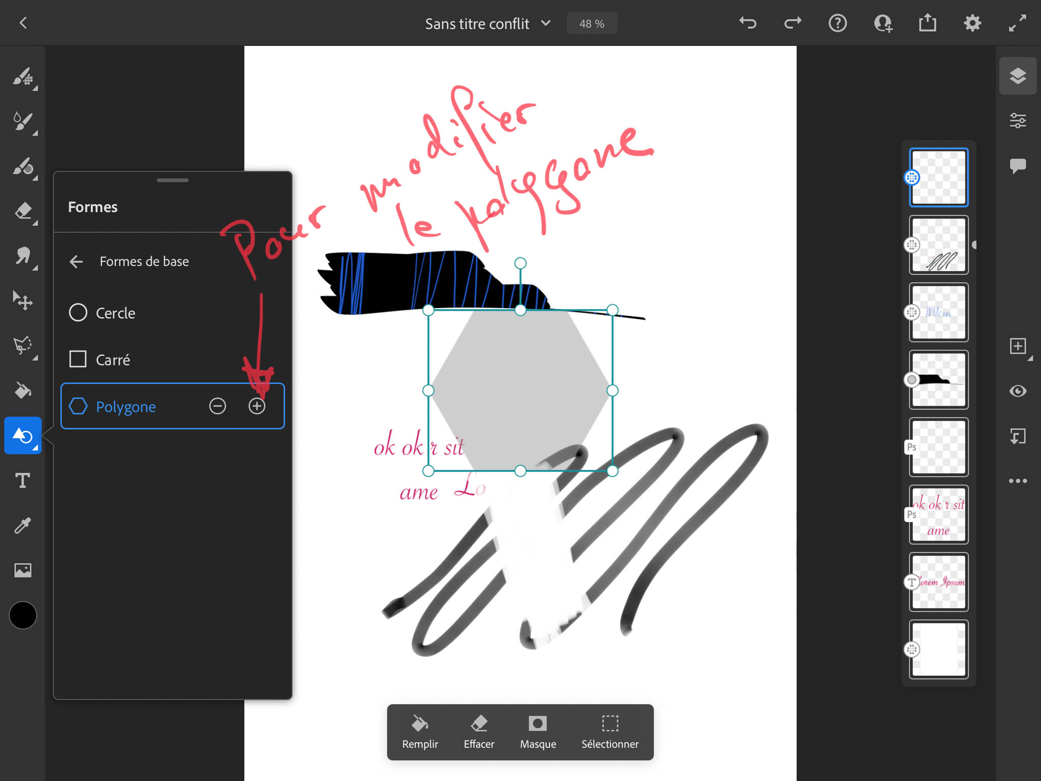 Forme bibliothèque - Adobe Product Community - 11895600