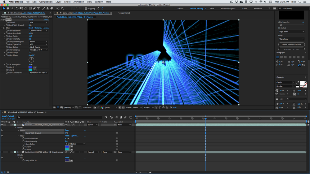 Solved: Making a Glowing Wireframe From Animated Black Wir... - Adobe ...