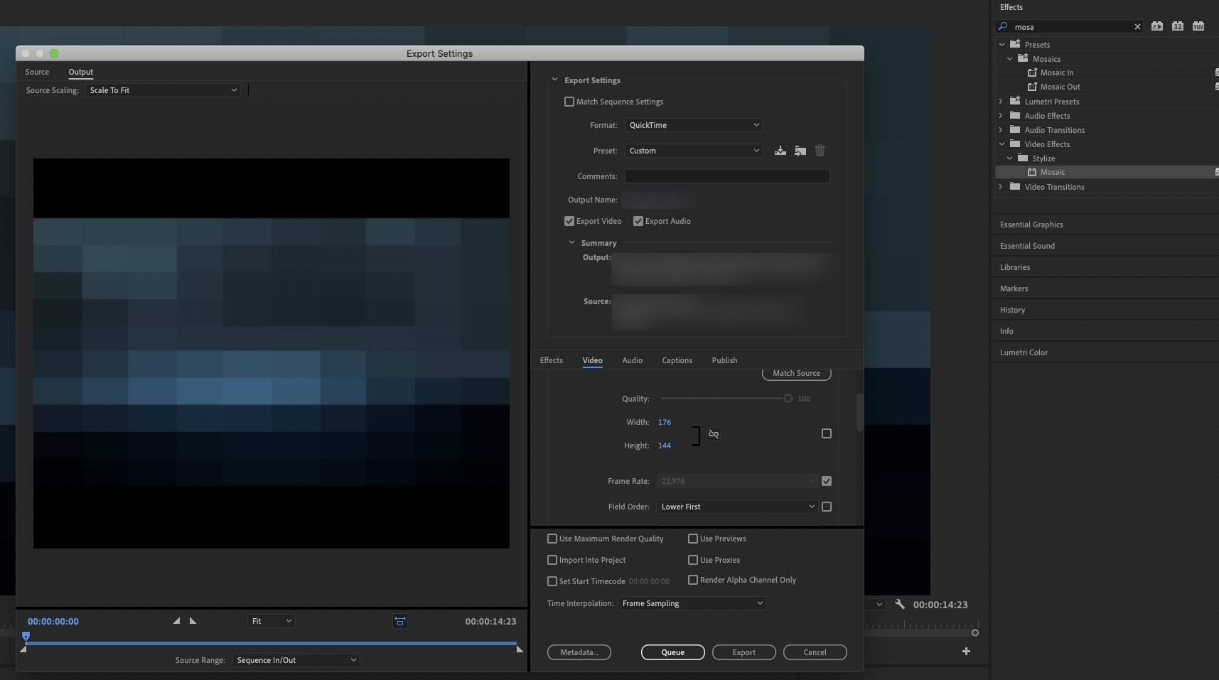 Solved: Making video low quality - Adobe Community - 11898079