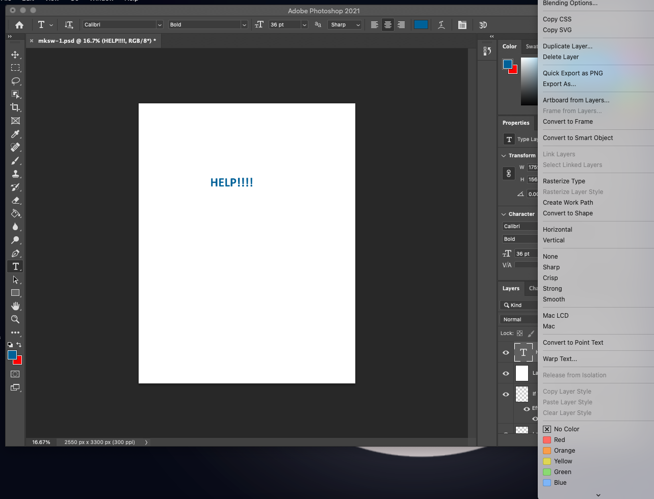 Right Click Not Showing Entire Menu - Adobe Community - 11898378