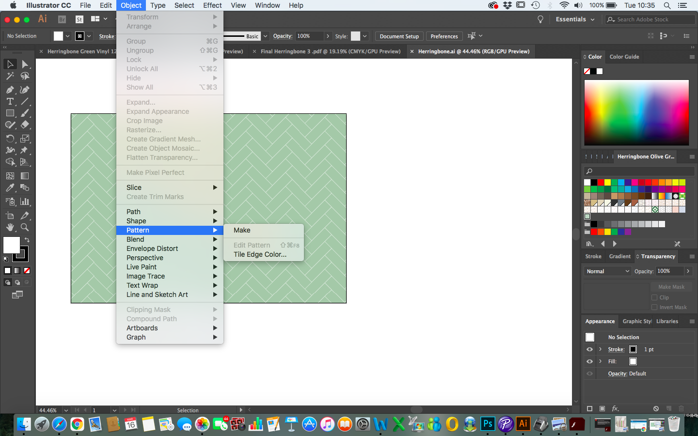 Solved: Repeat Pattern showing repeat lines - Adobe Product Community ...