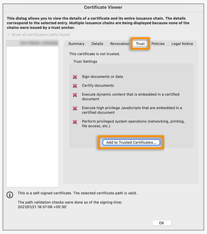 Validating a digital signature - Adobe Product Community - 11901771