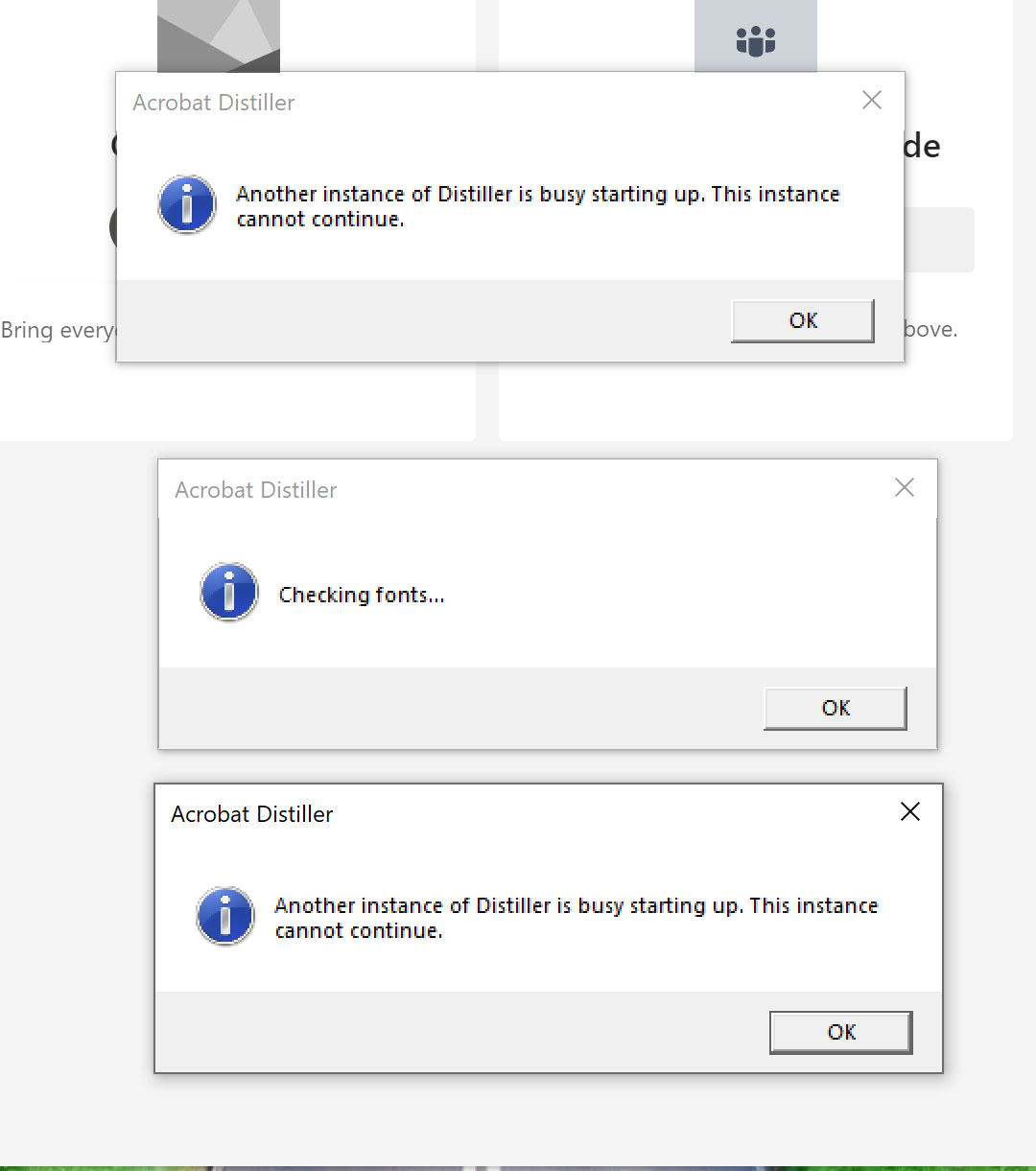 Multiple Versions of Distiller Running - Adobe Product Community - 11903643