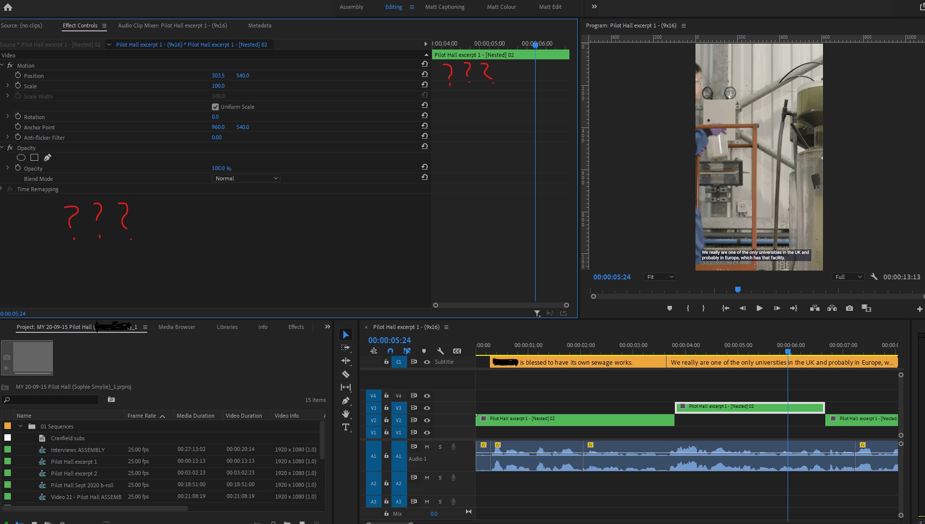 Auto Reframe Sequence help request - Adobe Community - 11904096