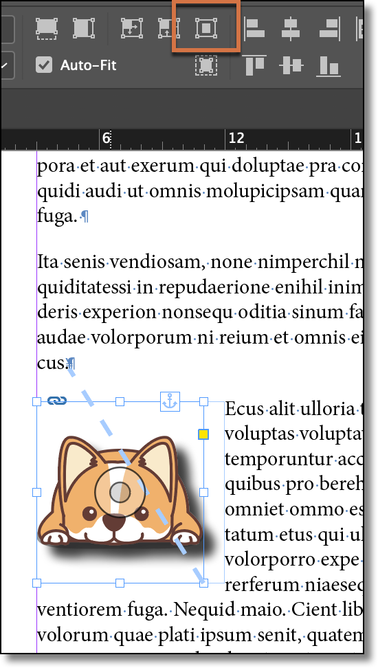 Anchored object in InDesign disappears - Adobe Community - 11910356