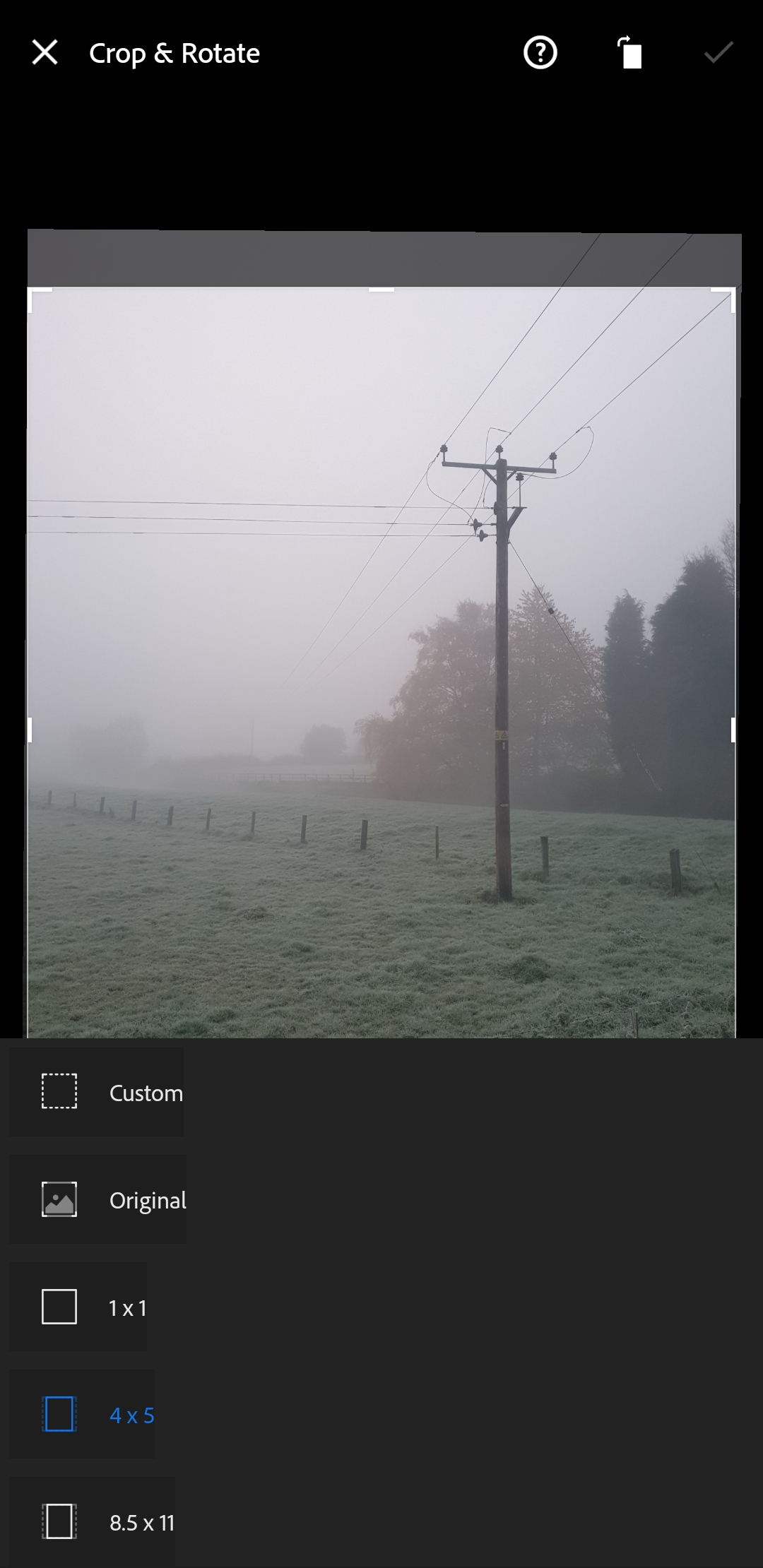 Lightroom Mobile cropping button issue - Adobe Community - 10726527