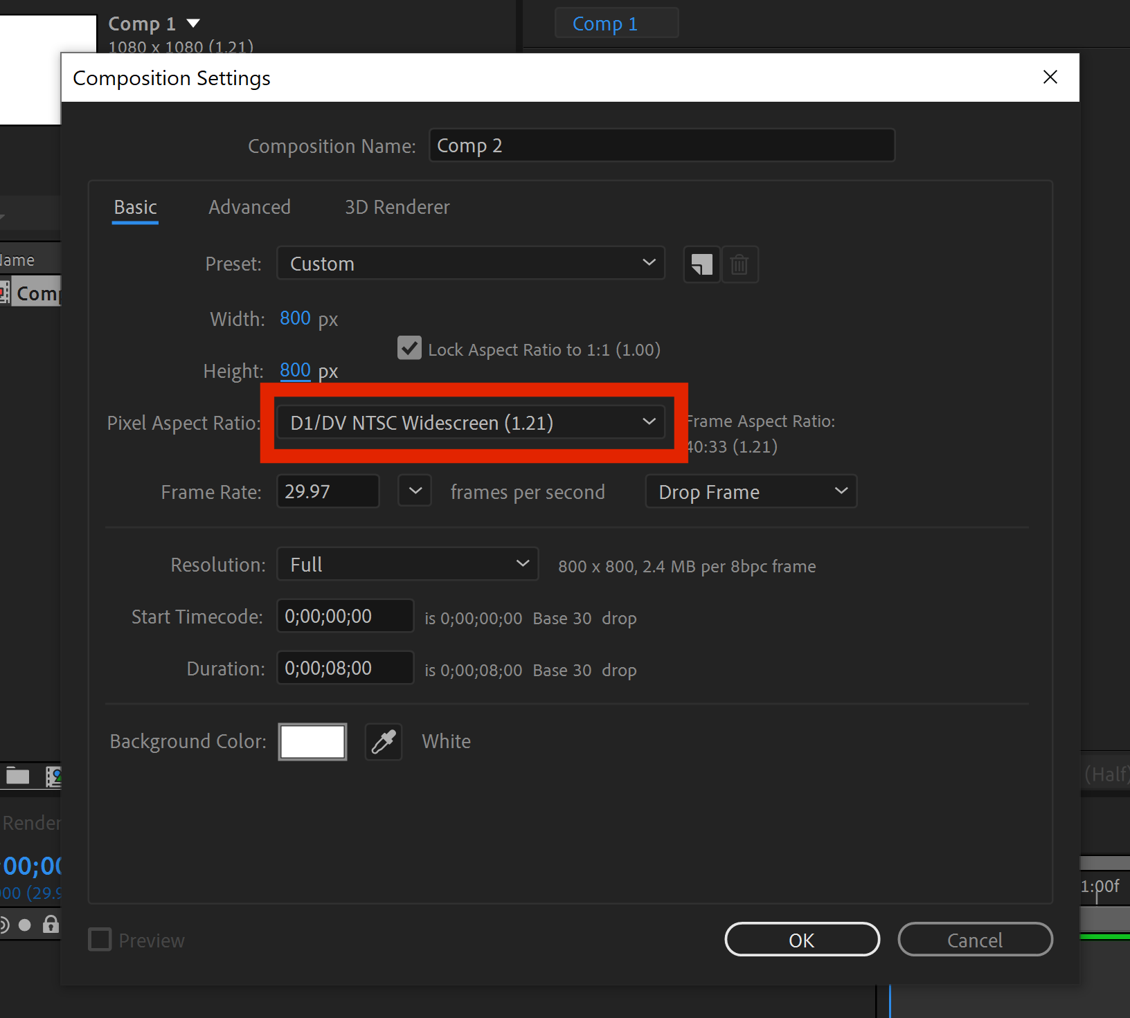 Solved: Composition Size is Wrong - Adobe Support Community - 11915161