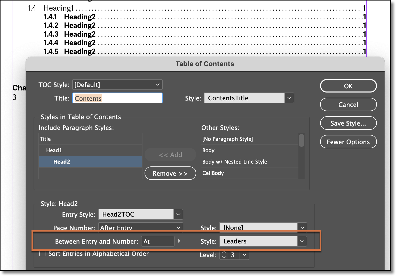 Solved: Automatic page numbering for document and table of... - Adobe ...